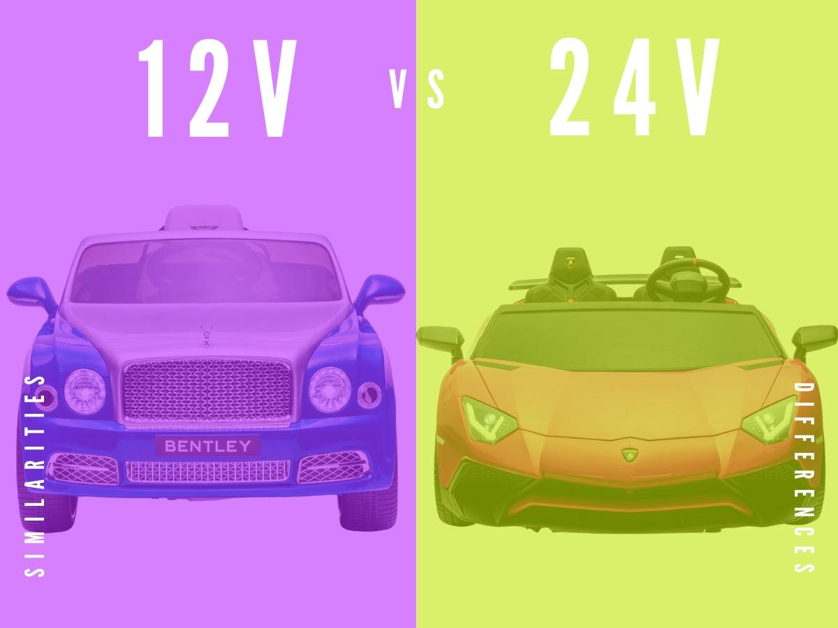12V vs 24V Kids Ride-On Cars: Which is Right for Your Child? – Just Fun ...
