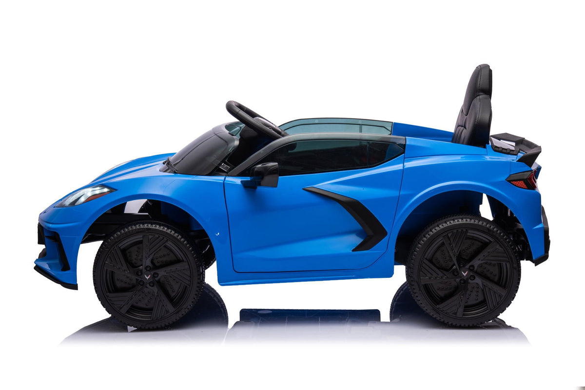 12V Chevrolet Corvette C8 Stingray 1-Seater Kids Ride-on Car – Just Fun ...